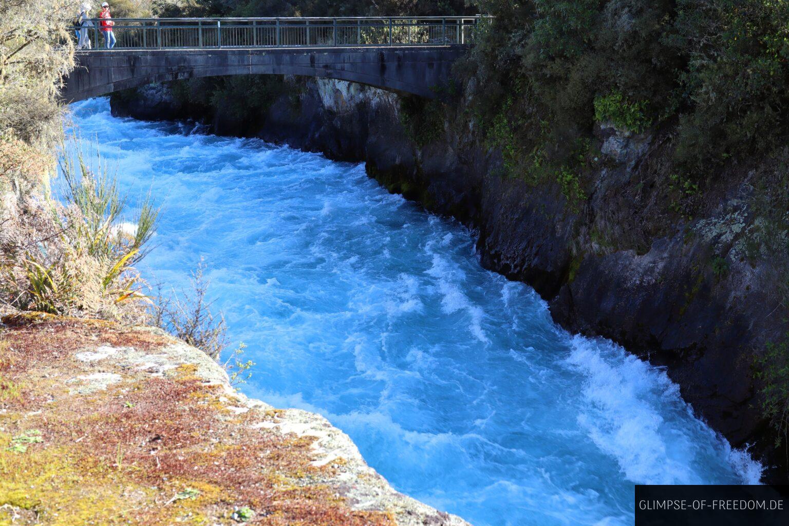 Huka Falls Taupo: Gigantischer Wasserfall in Neuseeland