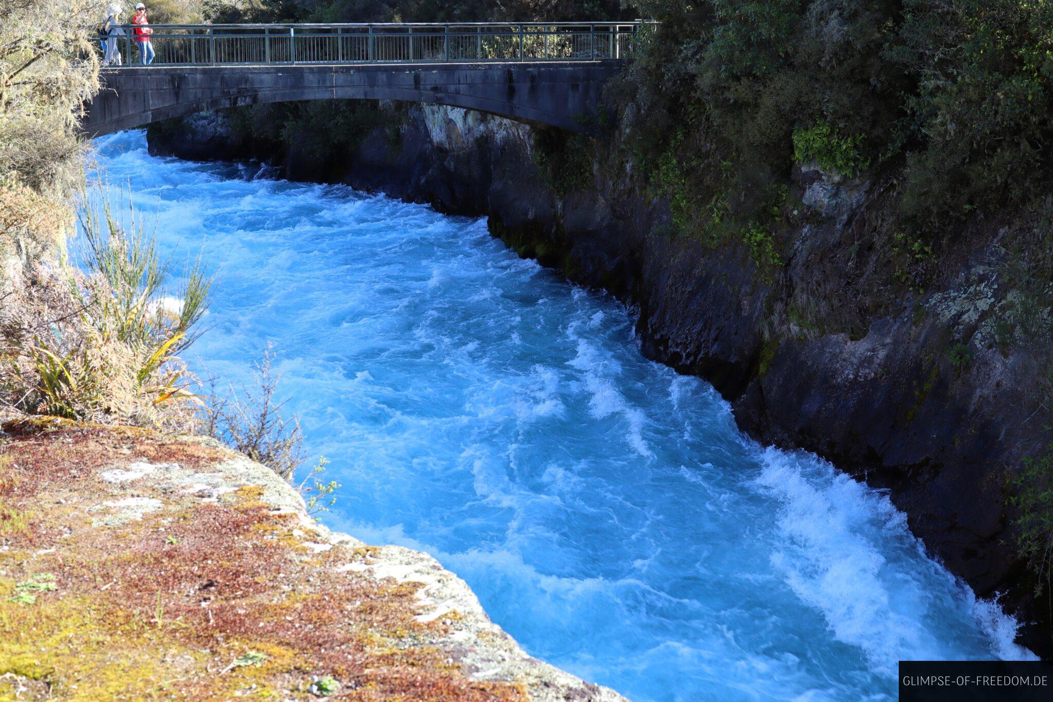 Huka Falls Taupo: Gigantischer Wasserfall in Neuseeland